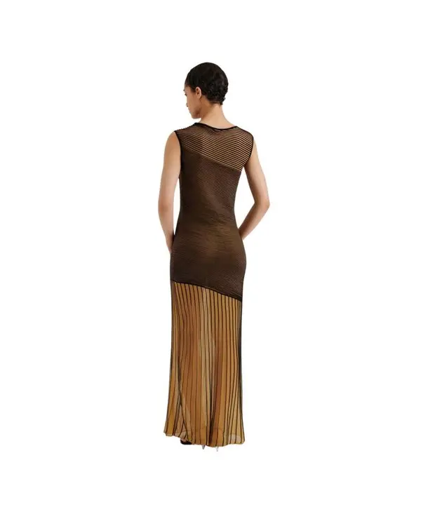 MALINA Patricia Knitted Maxi Dress