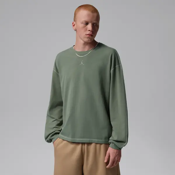 JORDAN Flight Heavyweight Long-sleeve Top - Green