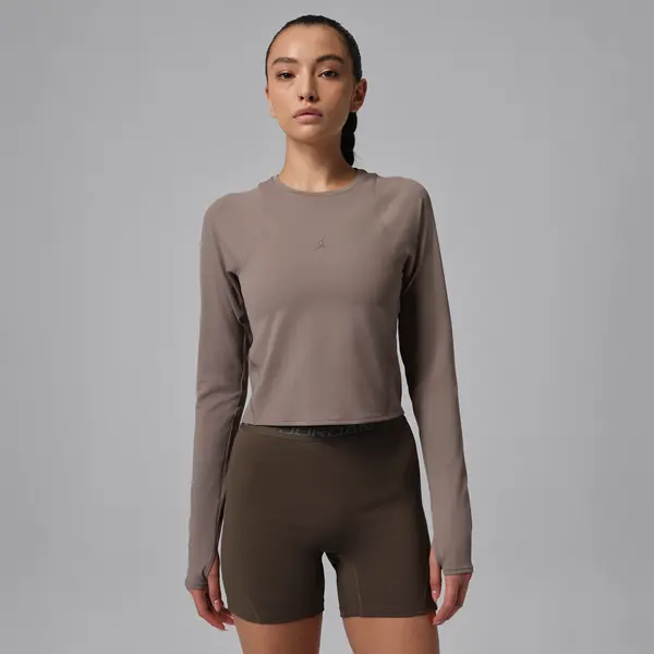 JORDAN Sport Flightweight Long-sleeve Top - Grey