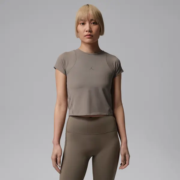 JORDAN Sport Flightweight Dri-fit Short-sleeve Top - Grey