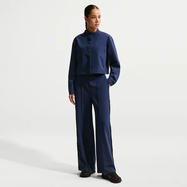 Nike 24.7 Perfectstretch Dri-fit High-waisted Loose Tearaway Pants - Blue