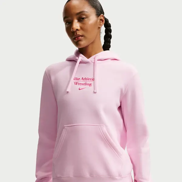 Nike Wrestling Pullover Hoodie - Pink