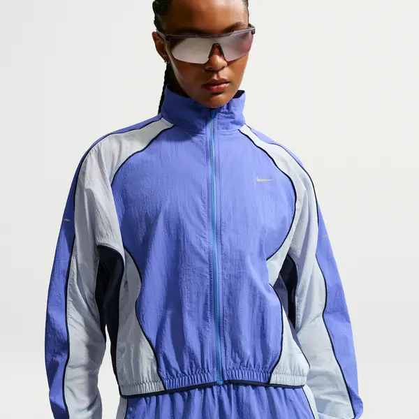Nike Repel Uv Protection Running Jacket - Blue