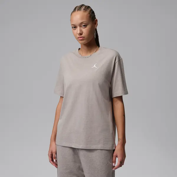 JORDAN Essentials Relaxed Fit Top - Grey