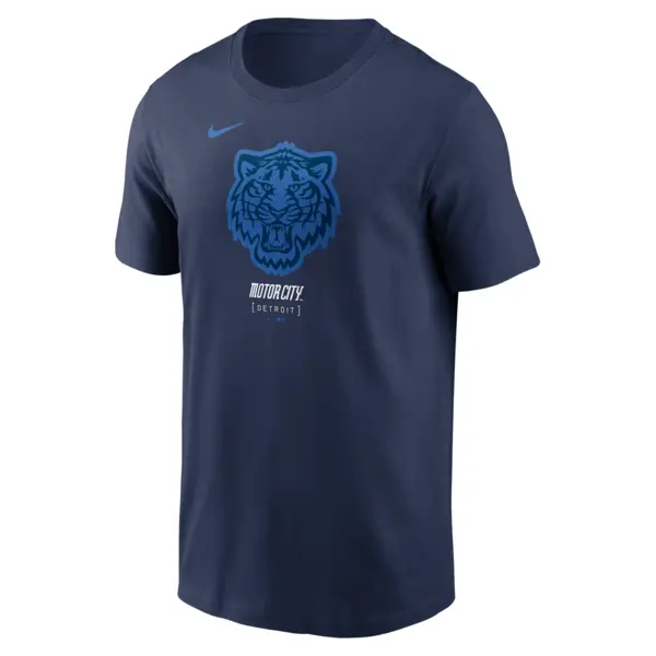 Nike Detroit Tigers City Connect Wordmark Mlb T-shirt - Blue