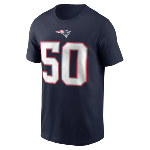 Nike Mike Vrabel New England Patriots Retired Nfl T-shirt - Blue