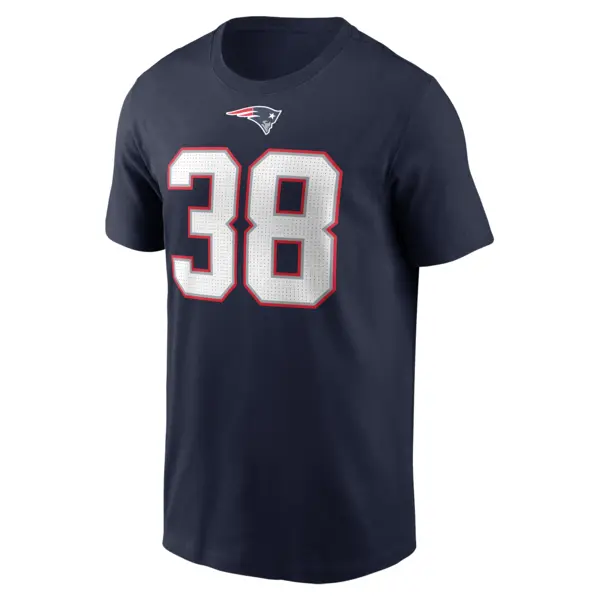 Nike Rhamondre Stevenson New England Patriots Nfl T-shirt - Blue