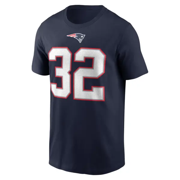 Nike Treveyon Henderson New England Patriots Nfl T-shirt - Blue