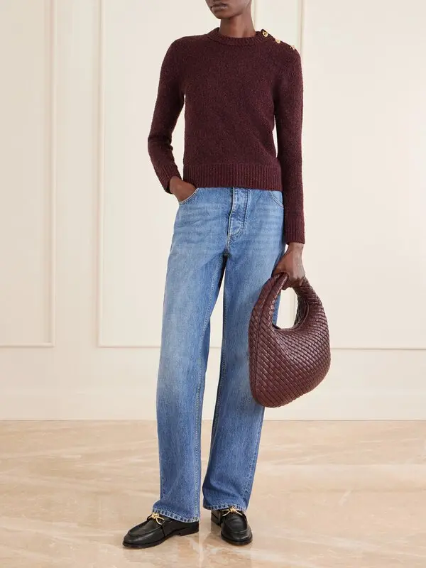 Bottega Veneta Medium Intrecciato Leather Shoulder Bag