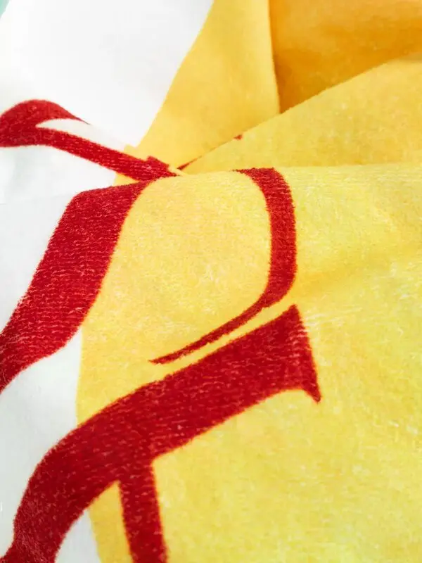 Casablanca Logo-detail Beach Towel - Yellow