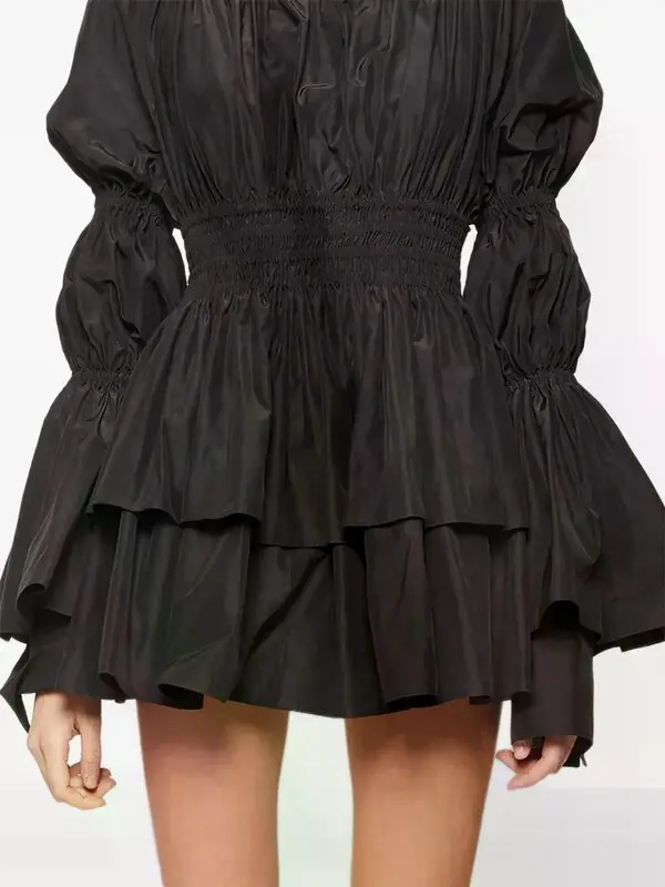 Blumarine Ruffle-paneled Mini Dress