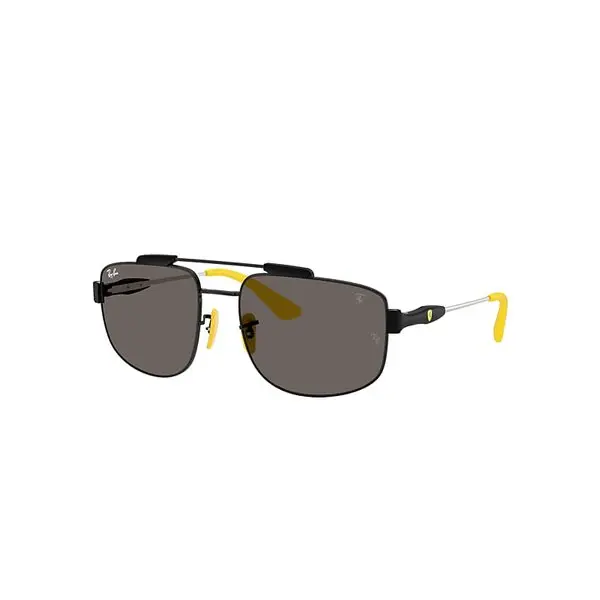Ray-ban Rb3789m Scuderia Ferrari Collection Sunglasses Frame Grey Lenses - Black