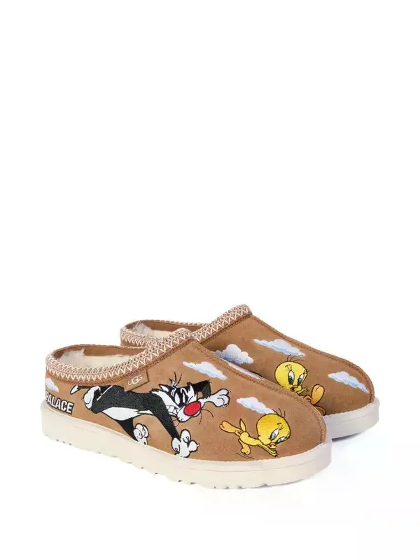 UGG X Looney Tunes Tasman Slippers - Brown