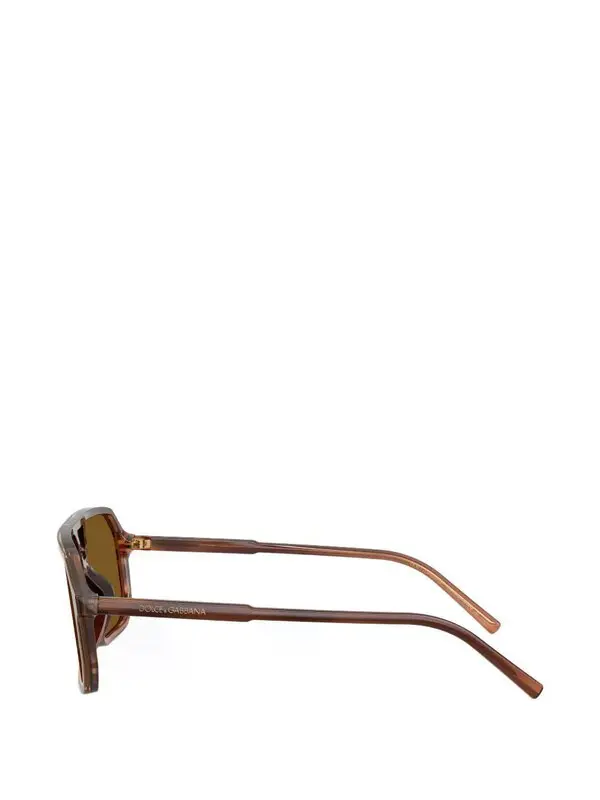 Dolce & Gabbana Pilot-frame Tortoiseshell Sunglasses