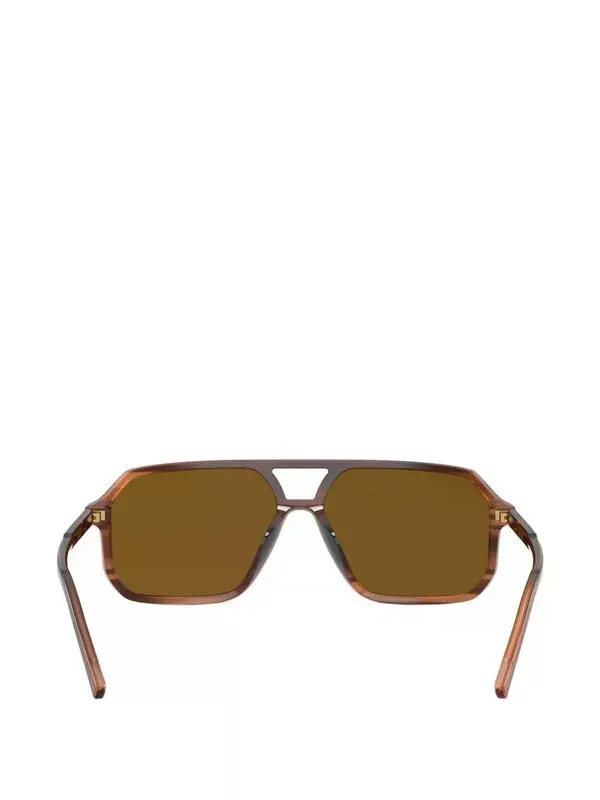 Dolce & Gabbana Pilot-frame Tortoiseshell Sunglasses