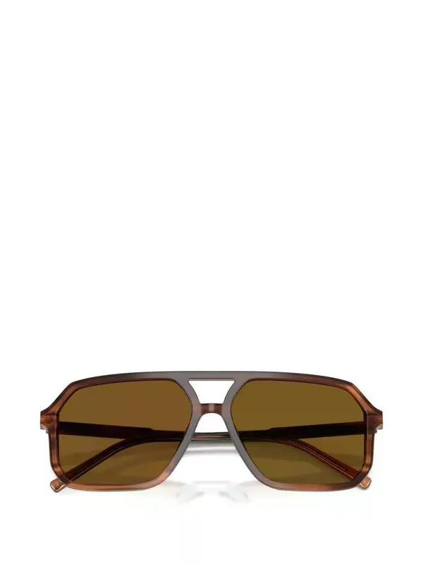Dolce & Gabbana Pilot-frame Tortoiseshell Sunglasses