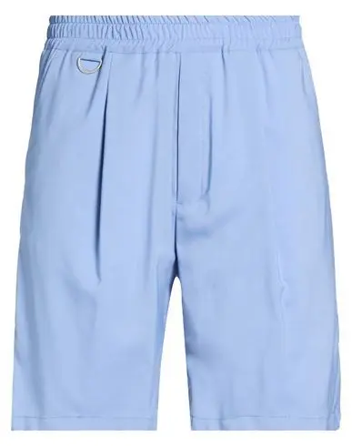 LOW BRAND Virgin Wool Shorts - Blue