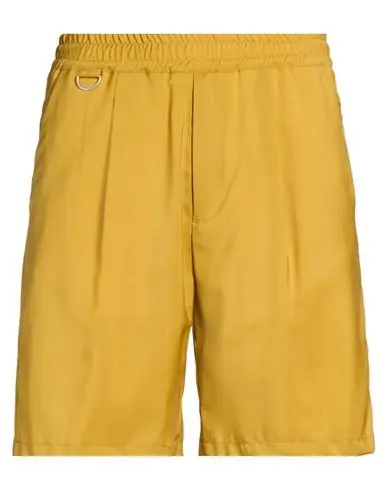 LOW BRAND Virgin Wool Shorts - Yellow