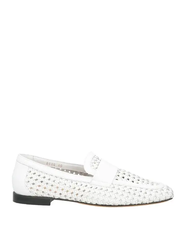 DOUCAL'S Leather Loafers - White