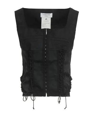 MARINE SERRE Cotton, Viscose And Elastane Corset Top