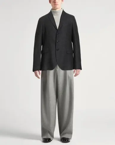 Fedeli Blazer Charcoal Size Wool, Silk, Cashmere