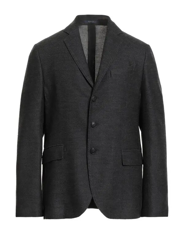 Fedeli Blazer Charcoal Size Wool, Silk, Cashmere