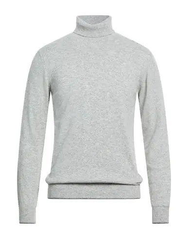 BERNA Turtleneck Knit Top - Grey