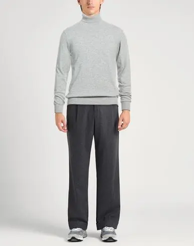 BERNA Turtleneck Knit Top - Grey