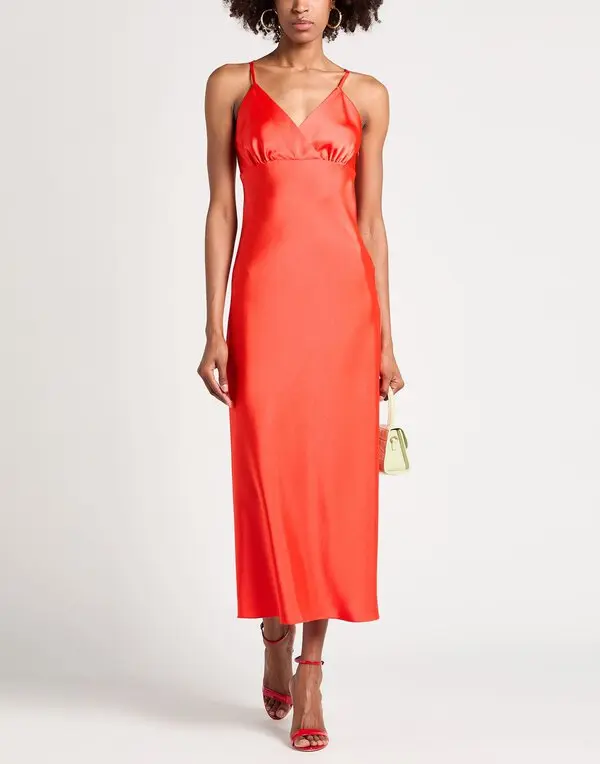Sandro Satin Maxi Slip Dress