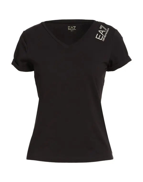 EA7 Logo-print Jersey T-shirt
