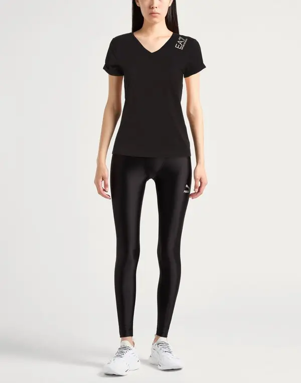 EA7 Logo-print Jersey T-shirt