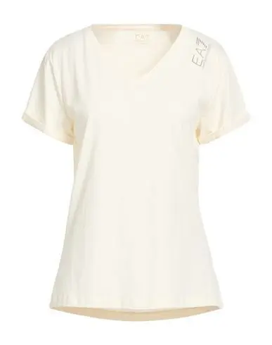 EA7 T-shirt Size Cotton, Elastane - Off White