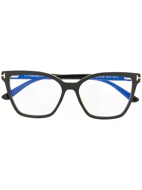 TOM FORD Cat Eye Optical Glasses - Black