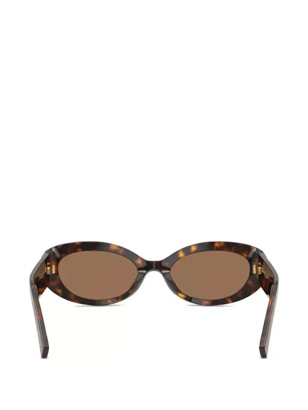 Dolce & Gabbana Oval-frame Tortoiseshell Sunglasses