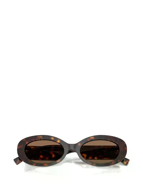 Dolce & Gabbana Oval-frame Tortoiseshell Sunglasses