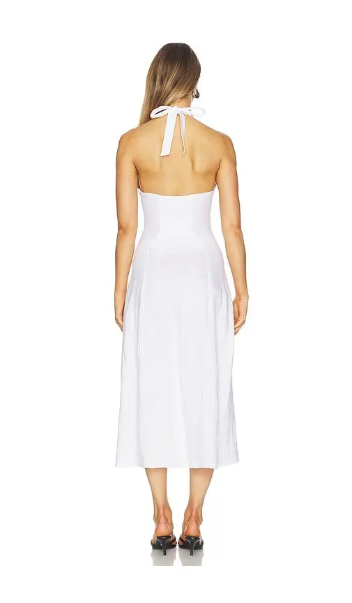 AEXAE Halter Neck Maxi Dress
