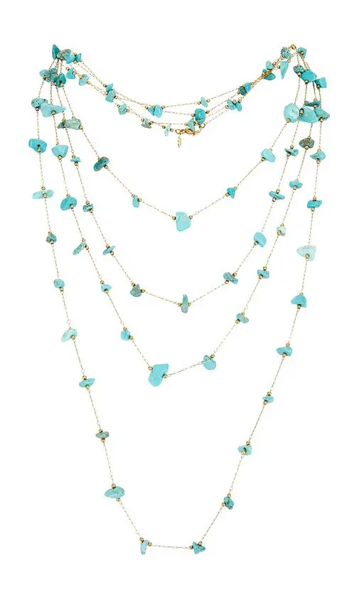 PETIT MOMENTS Murtal Long Necklace - Turquoise