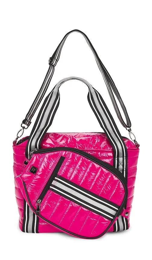 THINK ROYLYN Ace Of The Court Pickleball Bag In Fuchsia - Glossy Fuchsia