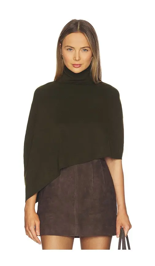 ALL THE WAYS Sophie Poncho - Dark Olive