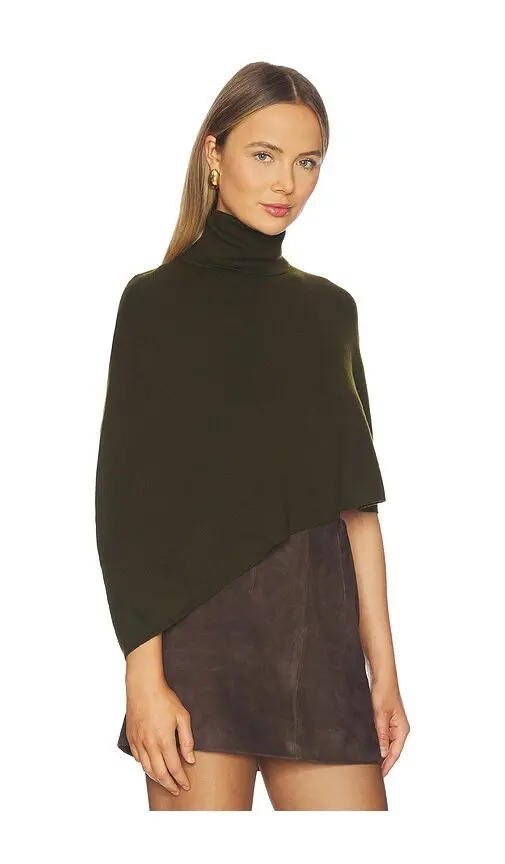 ALL THE WAYS Sophie Poncho - Dark Olive