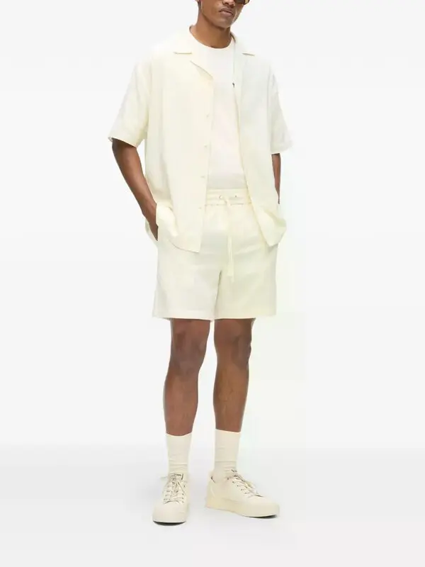 Karl Lagerfeld Drawstring Structured Shorts