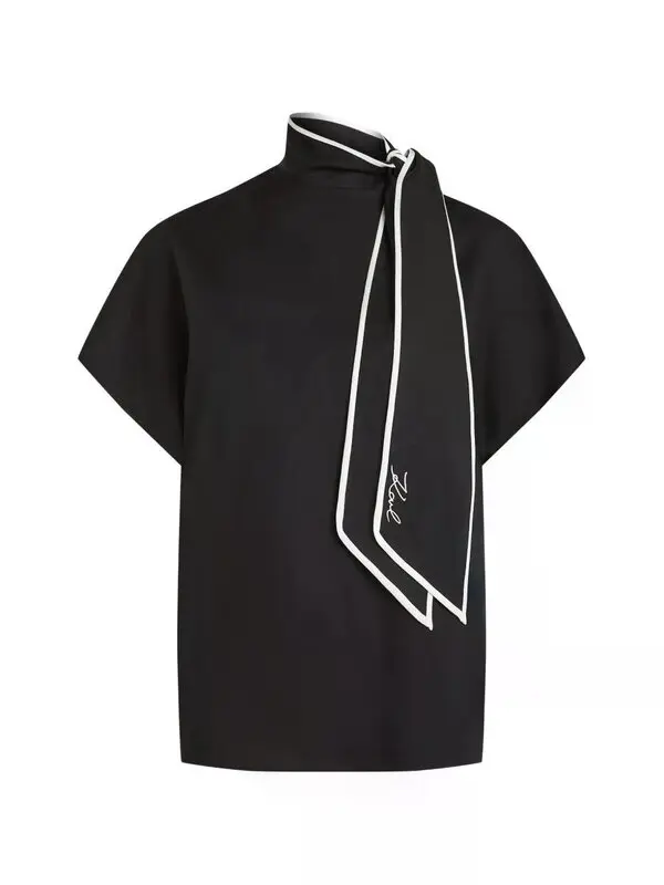 Karl Lagerfeld Tie-detail Blouse