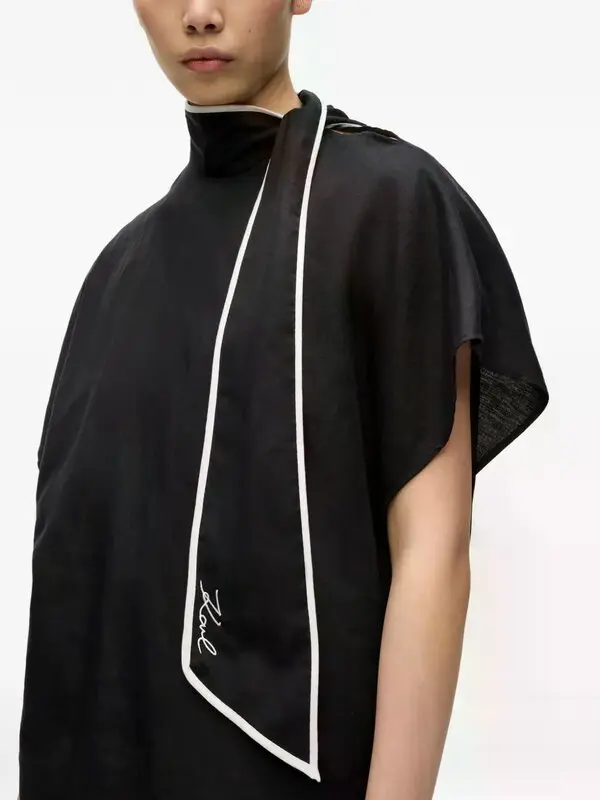 Karl Lagerfeld Tie-detail Blouse