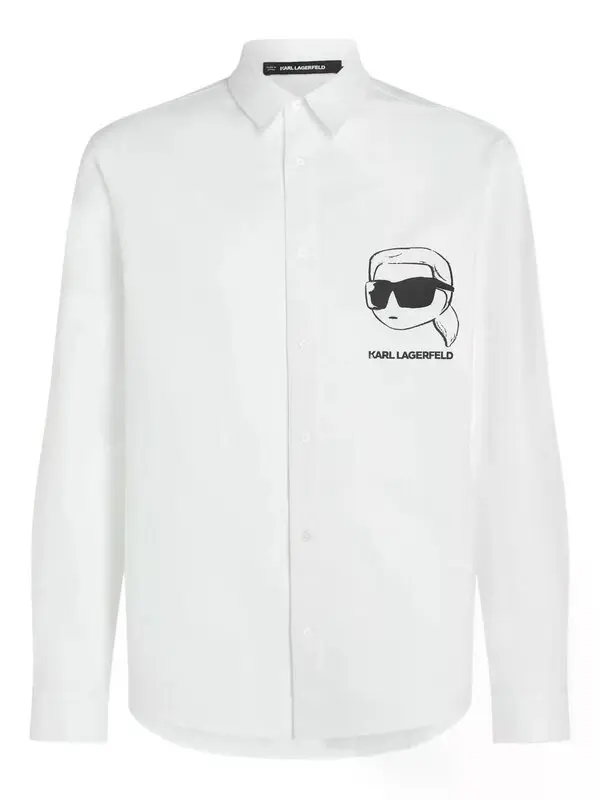 Karl Lagerfeld Ikon Sketch Shirt