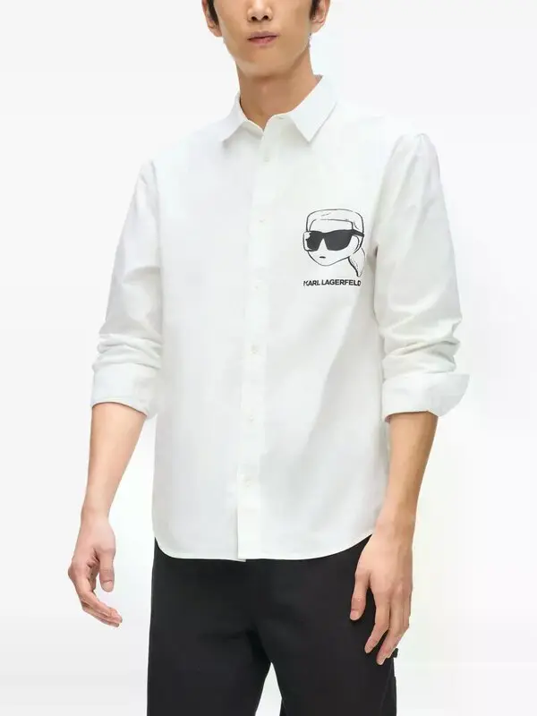 Karl Lagerfeld Ikon Sketch Shirt