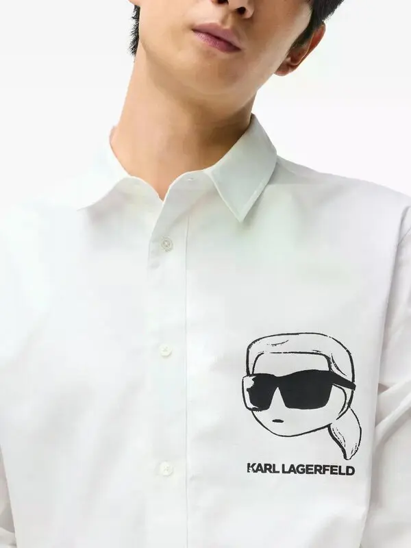 Karl Lagerfeld Ikon Sketch Shirt