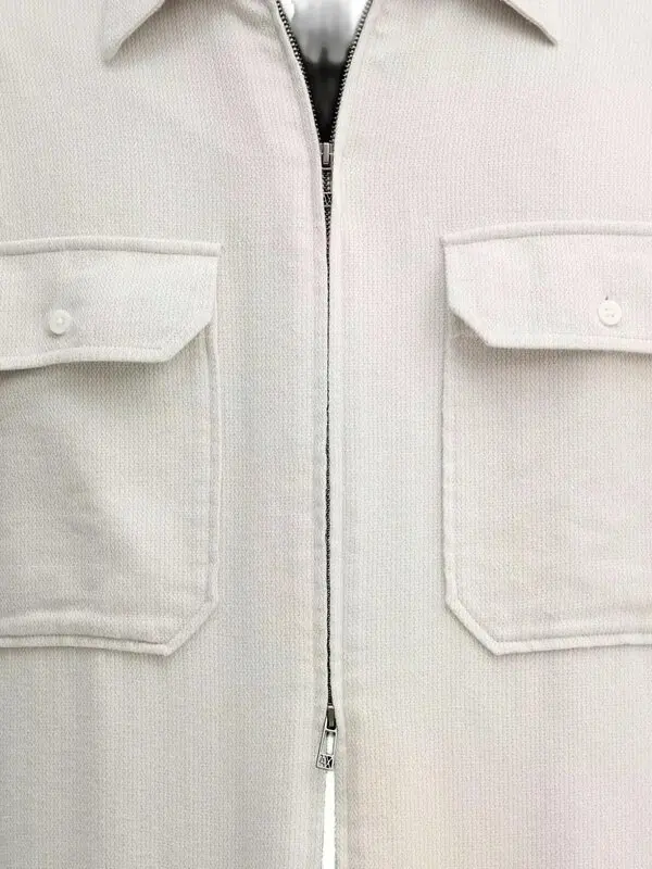 Armani Exchange Flap-pocket Zip Shirt