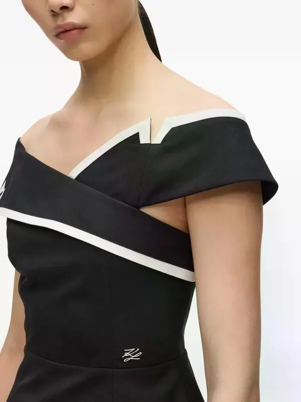 Karl Lagerfeld Off-shoulder Top