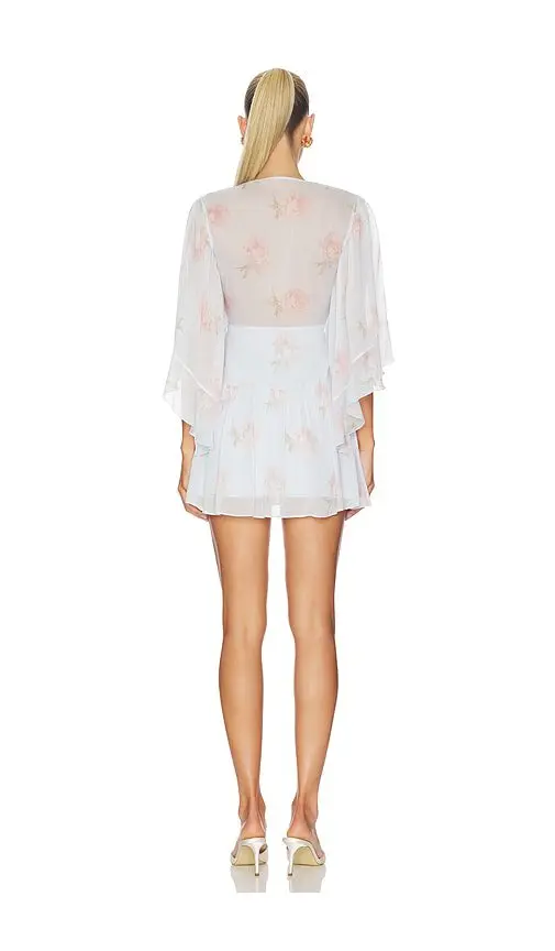 LoveShackFancy Auralie Dress - Blue