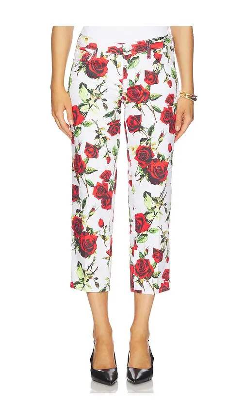 L'Agence Blaine Low Rise Crop Stovepipe Jean